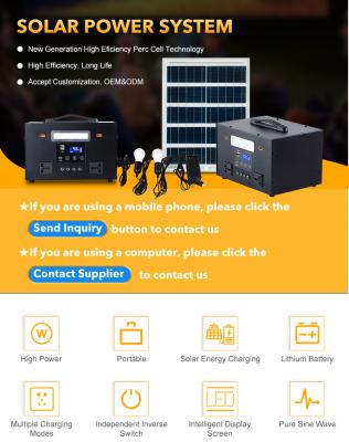 China POWER 1100W Power station LiFePO4 Solar Generator 230V EU Plug Portable Power Station for Emergency Outdoor for sale