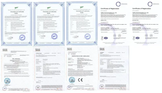 Duplex OS2 LSZH 3.0mm LC-Sc Fiber Optic Patch Cord connector detail