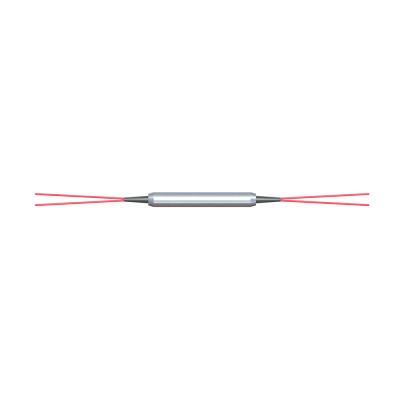 fibre de maintien ER élevé du coupleur 1310nm Corning de la polarisation 2x2 aucun connecteur