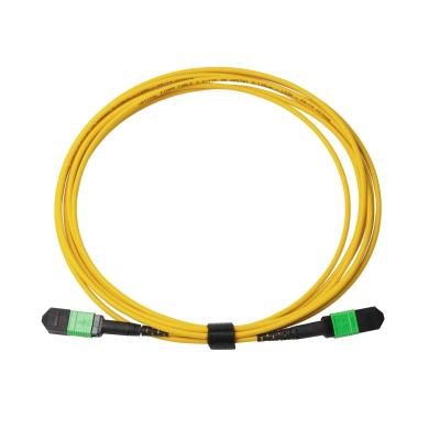 China Single Mode Green MPO MTP Fiber Optic Cable for Dense Networks - Wide Temperature Range for sale