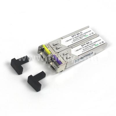 Cina 1.25Gbps SFP Bi-Directional Transceiver MMF 2KM Reach Tx1310nm/Rx1550nm in vendita