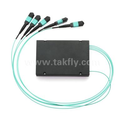 China Fiber Optic Cable MPO/MTP SM/MM PLC Splitter 1x4 for Data Center FTTX for sale