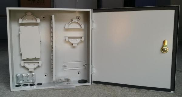 Armário de parede de fibra interior de 96 núcleos projetado para máquina OTDR