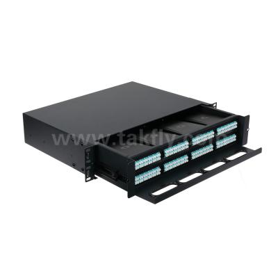Κίνα Προσαρμόσιμη οπτική ίνα MPO κασέτα MTP Patch Panel Slidable Type για κέντρο δεδομένων FTTX προς πώληση