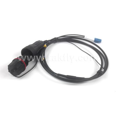 China 3m FULLAXS-DLC Waterproof Patch Cord Long Cable Length and Low Insertion Loss for sale