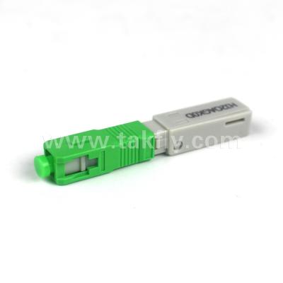 China SC/APC Field Installable Fast Connector Embedded-APC for 62.5/125µm OM1 Plastic Fiber Mode for sale