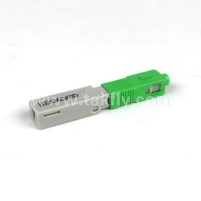 China SC/APC Field Installable Fast Connector Embedded-APC for 62.5/125µm OM1 Plastic Fiber Mode for sale