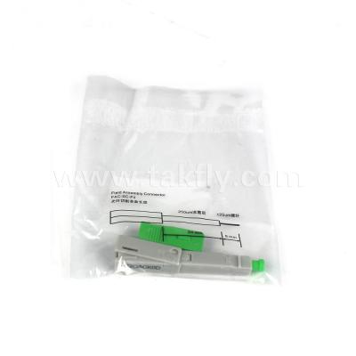 China SC/APC Field Installable Fast Connector Embedded-APC for 62.5/125µm OM1 Plastic Fiber Mode for sale