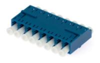 China Single Mode and Multimode LC 8 Ways Fiber Optic Adapter for Network for sale