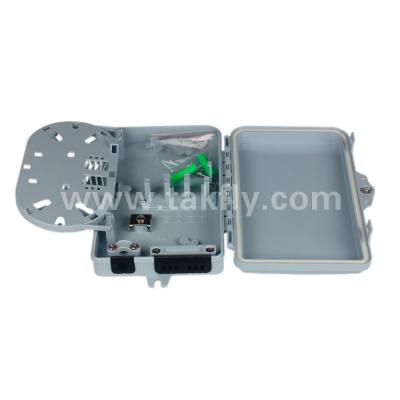 China PC ABS Material 6 Core Fiber Optic Termination Box for Fast Fiber Connections for sale