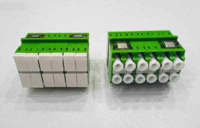 China 12 Port High Density LC Adapter Single Mode and Mulitmode for Network for sale