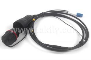 China Fullaxs-DLC Waterproof Fiber Patch Cord for LTE LSZH Outer Sheath Material 5.0mm Cable Diameter for sale