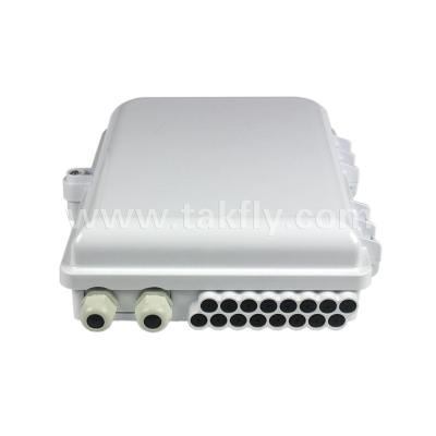 China 16 Ports Fiber Optic Termination Box Light Weight Insert and Pull out Life 1000 times FTTx Cable Termination Box for sale