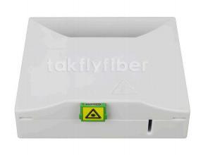 China FTTH Fiber Optic Termination Box with 1 ports cable entrance for patch cable for sale