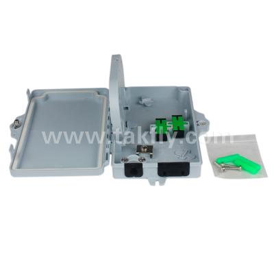 China Telecommunication Subscriber Loop FTTH Fiber Optic Termination Box 100*80*25 for Fast Connection for sale