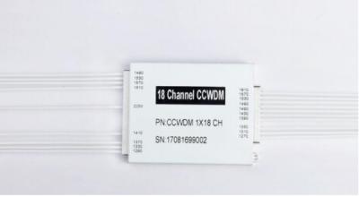 중국 8 ch CCWDM G657A1 섬유 및 TBD 커넥터와 컴팩트 거친 파장 분할 멀티플렉서 판매용