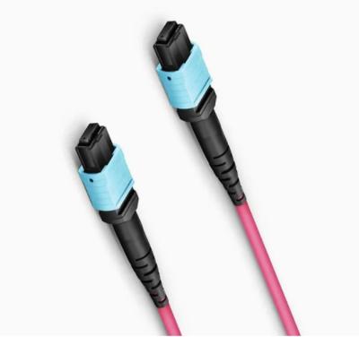 China Optical Fiber FTTH Patch Cord Trunk Cable PVC Material Panel MPO Fiber Cable for sale