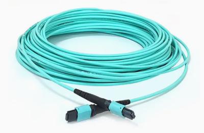 China 8/12/24core 2m-50m High Density PVC/LSZH UL Certification Female/ Male MPO-MPO Sm Om3 Om4 Om5 Trunk Cable Patch Cord Fiber Optic Jumper for sale