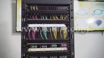 Китай Новый дизайн высокой плотности MPO пластырь панель и стойка установки небольшого размера, легкого веса, устойчивых к ударам продается