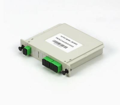 China 1x4 FTTX Gpon Fiber Casette Type LGX PLC Splitter met Sc/APC Connector Hoge betrouwbaarheid en stabiliteit Te koop