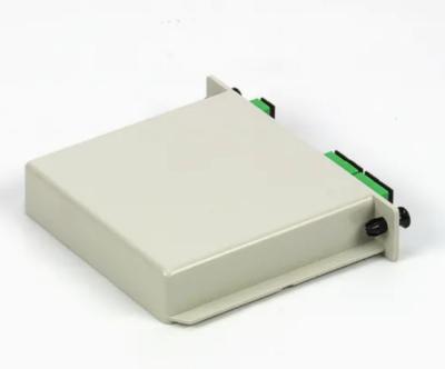 China 1x4 FTTX Gpon Fiber Casette Type LGX PLC Splitter met Sc/APC Connector Hoge betrouwbaarheid en stabiliteit Te koop