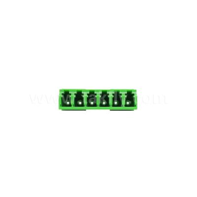 China LC/APC 6 Ways Adapter , SM OS2, Green ,Without Flange Single Mode  for Network for sale