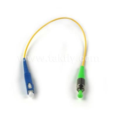 China SC to FC Single Mode 9/125 Fiber Patch Cord 3m 5m 10m Custom Length for sale