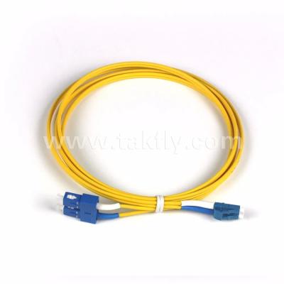 China SC to FC Single Mode 9/125 Fiber Patch Cord 3m 5m 10m Custom Length for sale