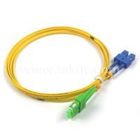China SC-SC Single Mode Duplex Fiber Optic Patch Cable 0.9mm-3.0mm for sale