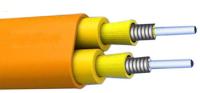 China Flat Duplex Armored Optical Cable  2000M LSZH/PVC for sale