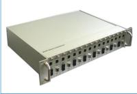 China 16 Slot Rack mount Chassis 19-inch 2U height Network Media Conversion for sale
