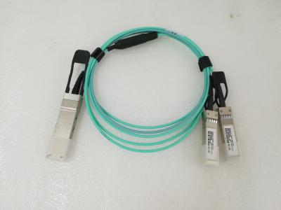 China Active Optical Cables Fiber AOC 40G QSFP+ 2x10 SFP+ for Data Center for sale