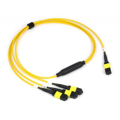 China Pre-Terminated 12-144 Core Fiber Optic Cable with LC/SC/FC/MPO/MTP Connectors and 50/125um Fiber Mode for sale