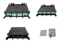 China High-Density MPO Patch Panel with 12F Fiber Counts and Customizable Options for Data Centers for sale