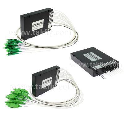 China Fiber Optic DWDM 8+1Channel MUX+DEMUX ABS Module for Data Center Telecom 5G for sale
