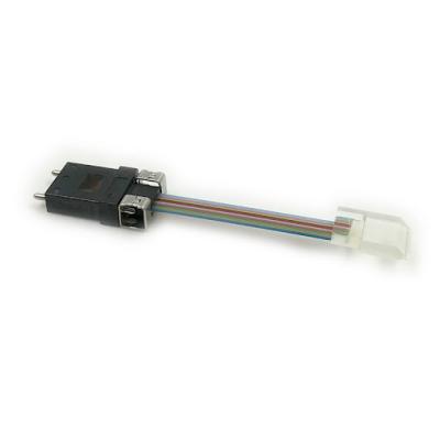 China 12F MT Male -FA Array ribbon fiber optic SM G657A1 fiber for CPO for sale