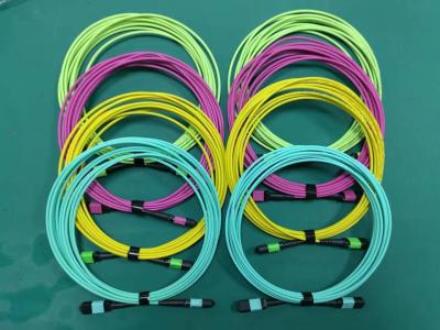 China MPO MTP Multi-Core Pre-terminated Fiber Patch Cord for High-Density Data Center Applications for sale