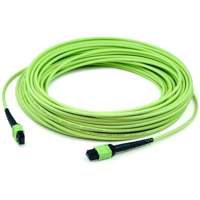 China OM5 MPO/MTP Pre‑ended Multi‑Core Fiber Assembly for Dense Data Center Environments for sale