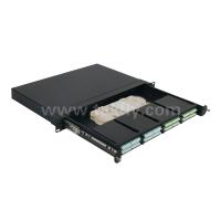 China 1U-19 inch MPO/MTP High-Density rack-mount fiber patch panel  for Data Center Application for sale