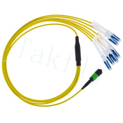 China MPO to CS Breakout Patch Cord – High-Density Solution for 400G/800G Data Center Interconnects for sale