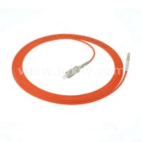 China LC-SC Patch Cord Singlemode / Multimode, Simplex & Duplex (1 Core 2 Core) Fiber Optic Jumper Cable for sale