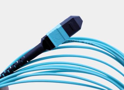 China MPO MTP High‑Density Multi‑Fiber Patch Cord – 8/12/24 Cores, Low Loss, 500 Mating Cycles, IEC & TIA Compliant for sale