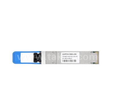 China TKQS28-100G-LR4 100Gbps QSFP28 Optical Transceiver – 10km, 4 LAN-WDM Channels (1295.56-1309.14nm), EML Laser, PIN Receiver, 100GBASE-LR4 Compliant for sale