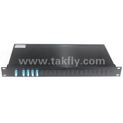 China 1U 19 Inch CWDM Mux 4CH 8CH 16CH 18CH WDM Mux Demux For OTN System for sale