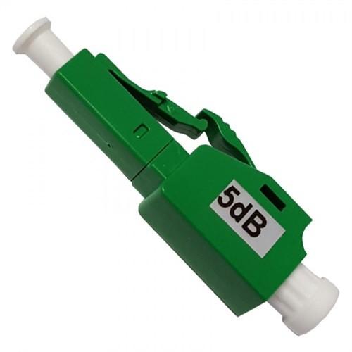 1DB 20DB Fiber Optic Attenuator LC Fixed Single Mode Male To Female