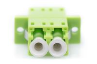 China OM5 Duplex LC MM Fiber Optic Adapter Multimode Patch Cord Testing for sale