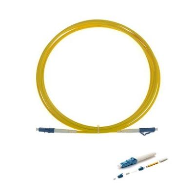 China LC UPC To LC UPC Patch Cord Simpex Single Mode OS2 2.0mm LSZH for sale