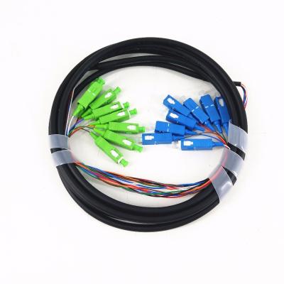 China Distribution Breakout Patchcord LC UPC LC UPC SC APC SC UPC 4 Cores 96 Cores Fiber Optic Patch Cord for sale