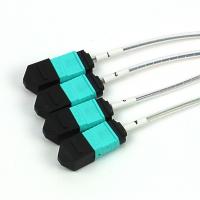 중국 48F MPO 4x12F Multimode OM3 Fiber Breakout Cable MTP Jumper With Hydra 판매용