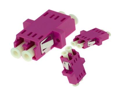 China Duplex LC UPC Multi Mode Fiber Optic Adapter In Fiber Telecom for sale
